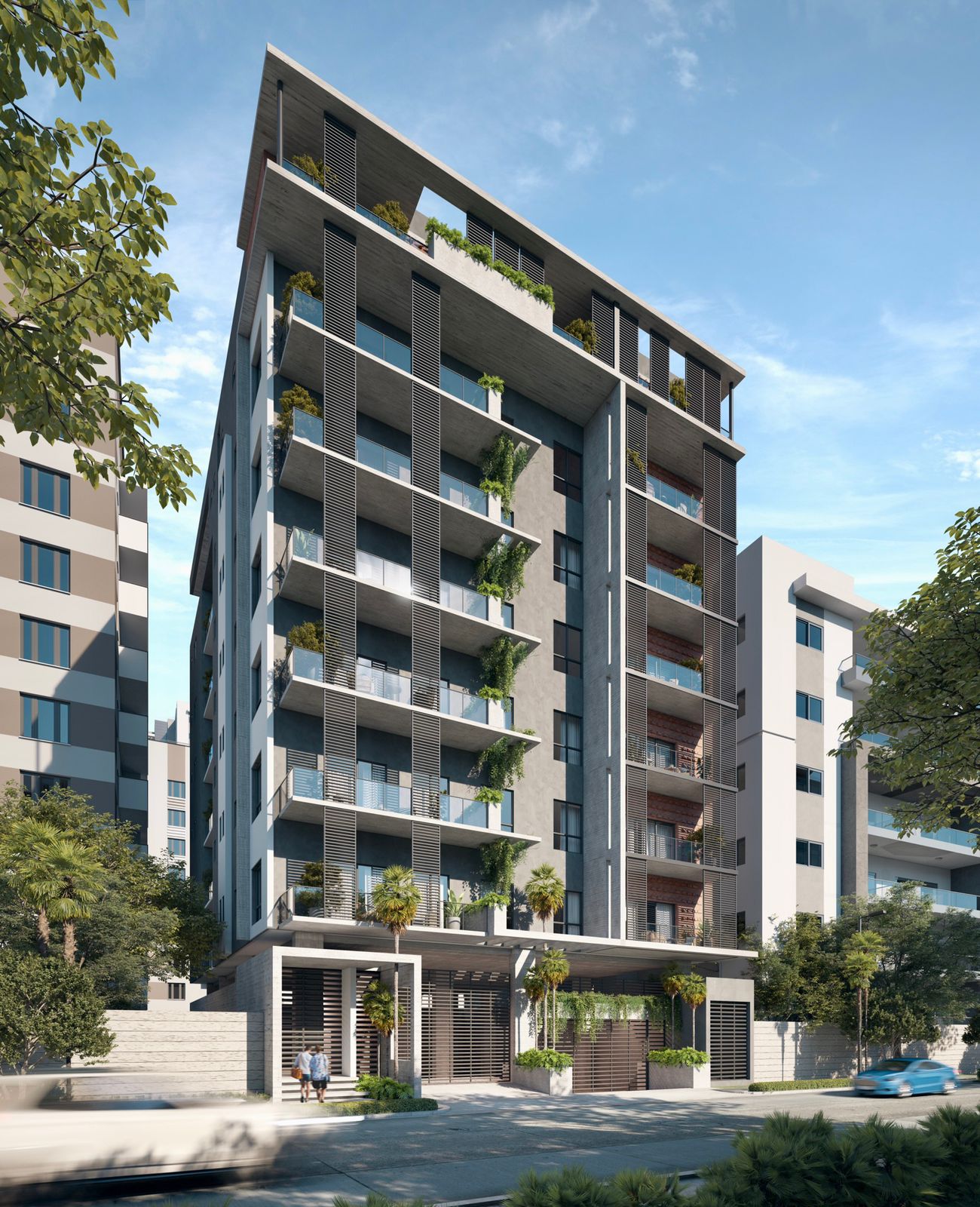 Proyecto de apartamentos en torre de 8 niveles en los Cacicazgos. - Inmobiliaria Grupal