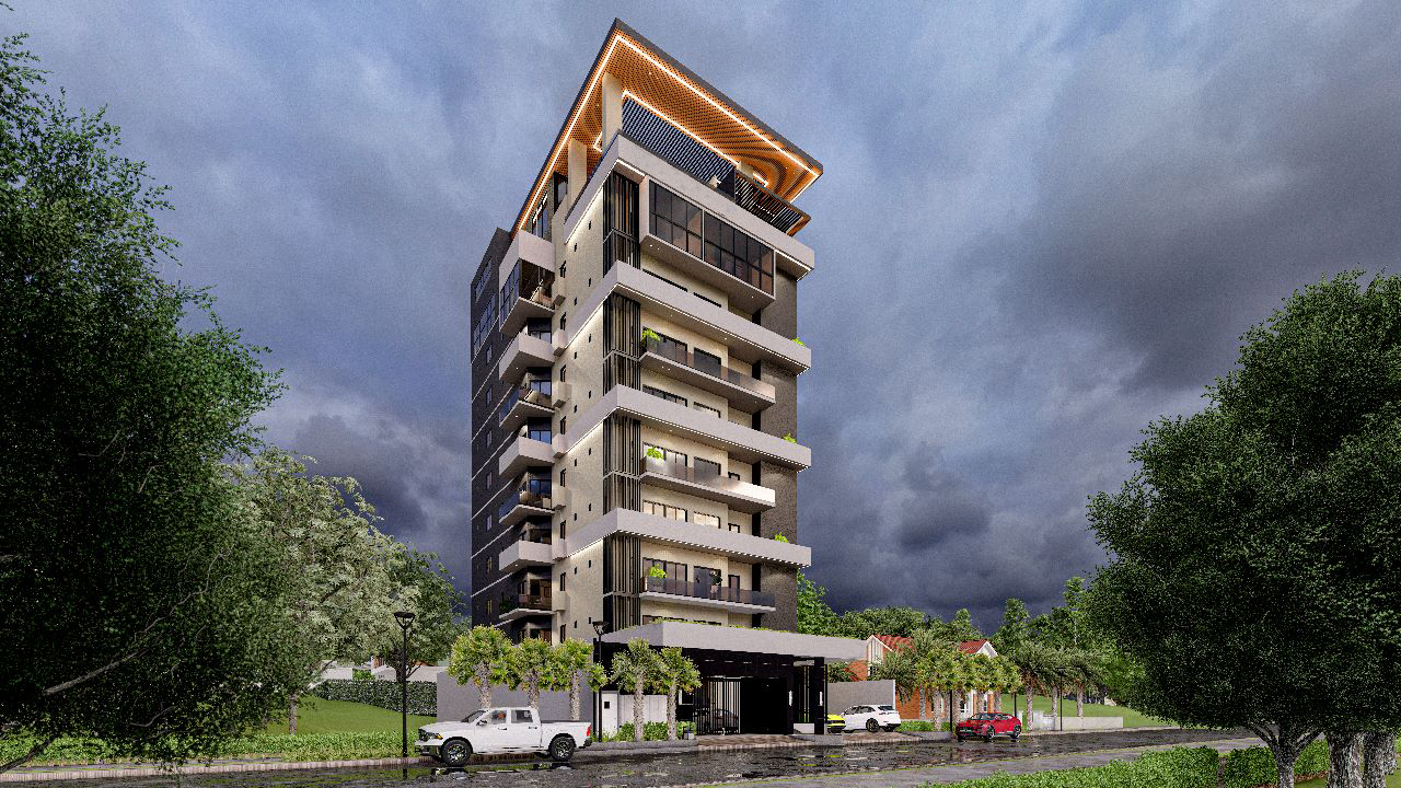 Torre de Apartamentos con piscina en Santiago de los Caballeros - Loft ...