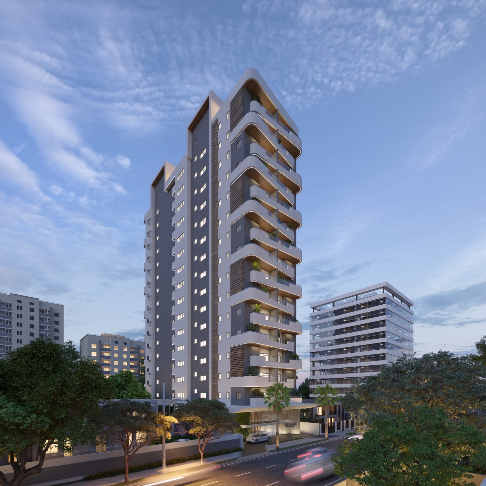 Torre de lujo en Naco de 1 y 2 habitaciones - Alveare Realty