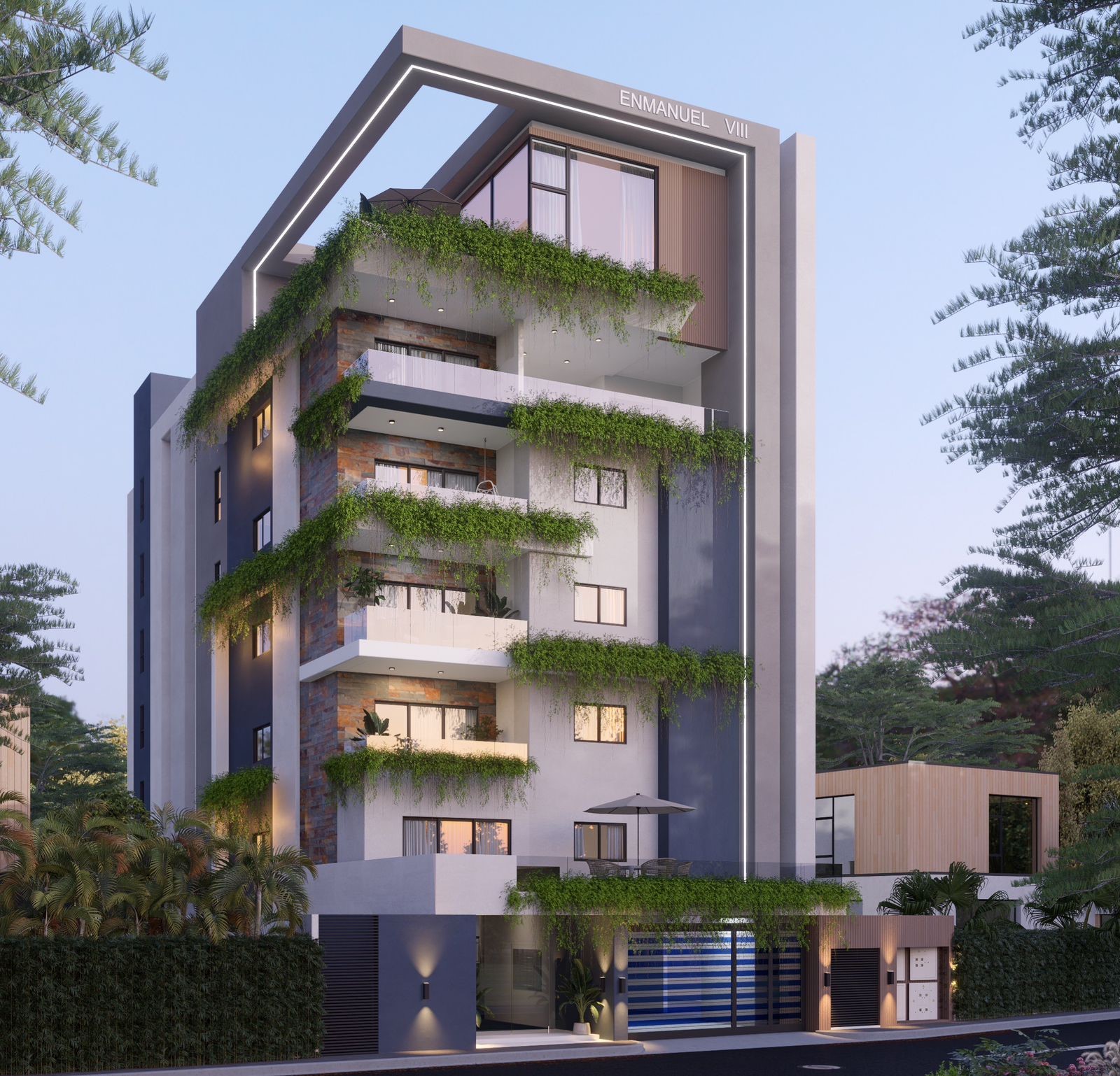 Exclusiva torre de lujo con modernos espacios y terminaciones de ...