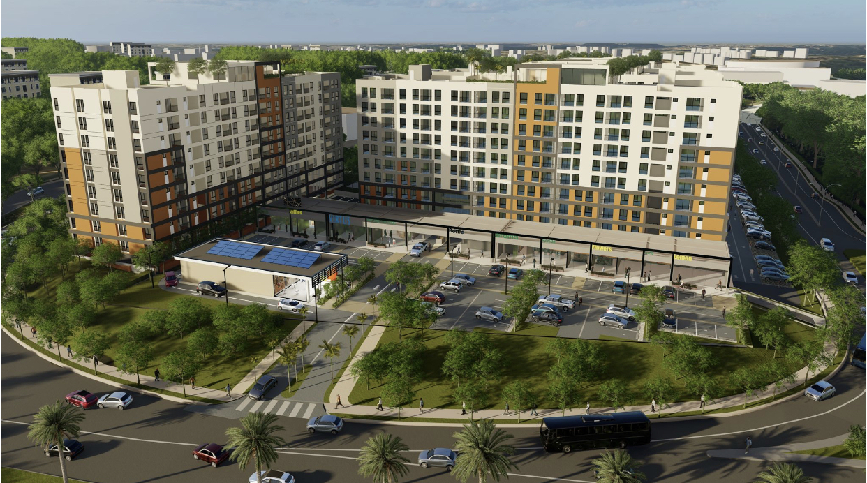 Torre moderna en la Jacobo Majluta - Constructora E Inmobiliaria Sarape